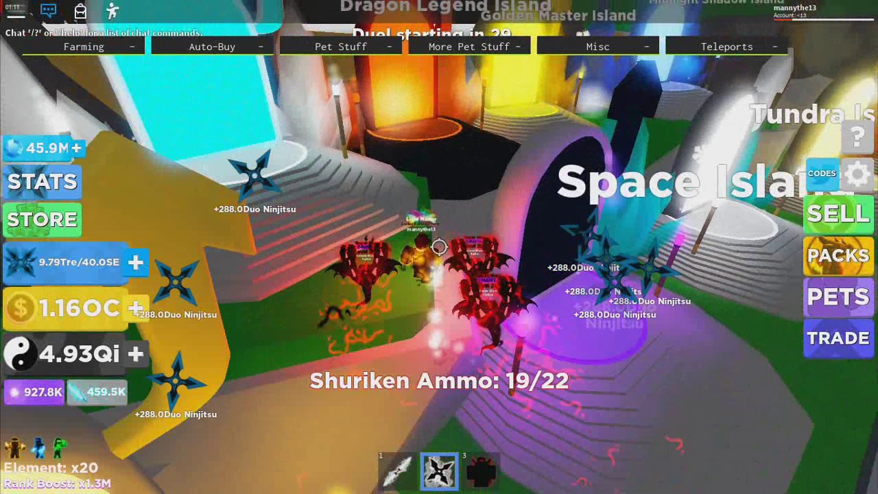 Ninja Legends Hack | Max Rank, Auto Farm, Teleports & MORE!!! - YouTube