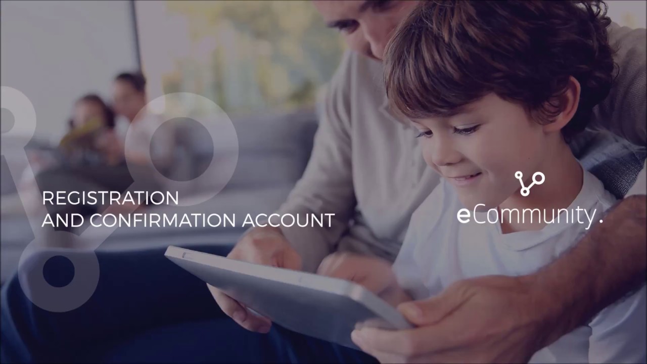 eCommunity | Registration and Confirmation Account - YouTube