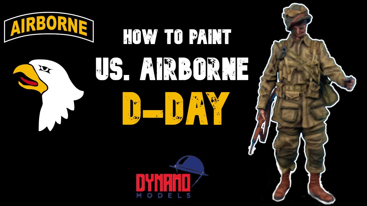 How to Paint US. Airborne M42 Uniform TUTORIAL - YouTube
