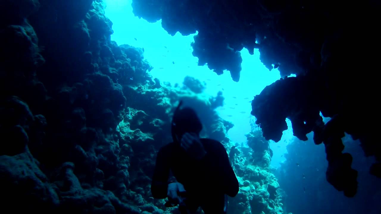 Freediving - arch, cave and blue hole - YouTube
