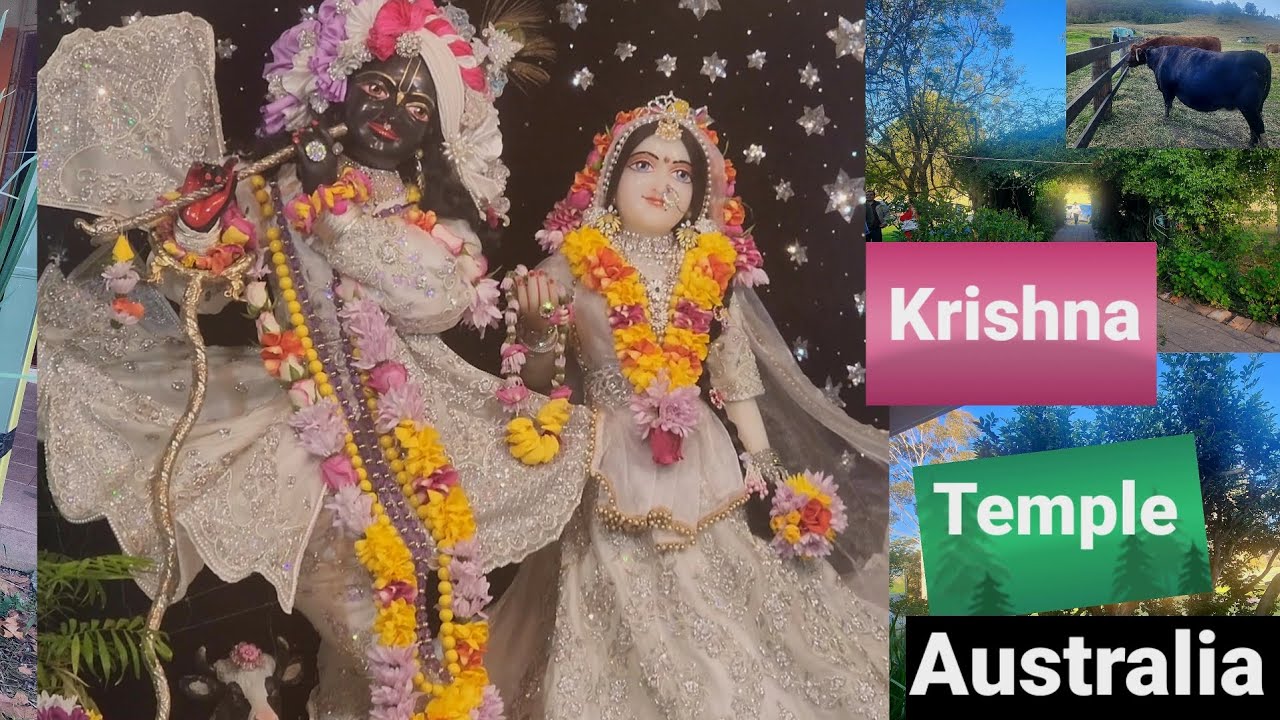 Gokul Farm in Australia Radha Krishna Temple Sydney - YouTube