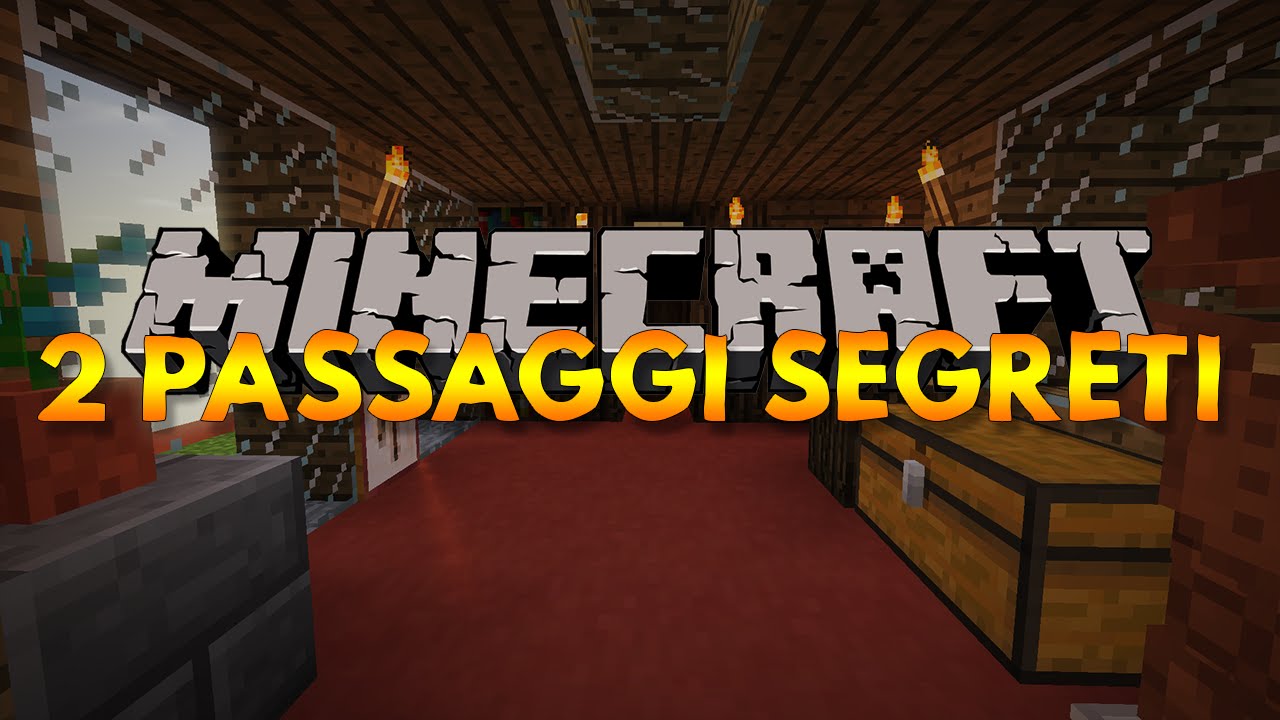 2 Passaggi SEGRETI su MINECRAFT - TUTORIAL - INVISIBILI - YouTube