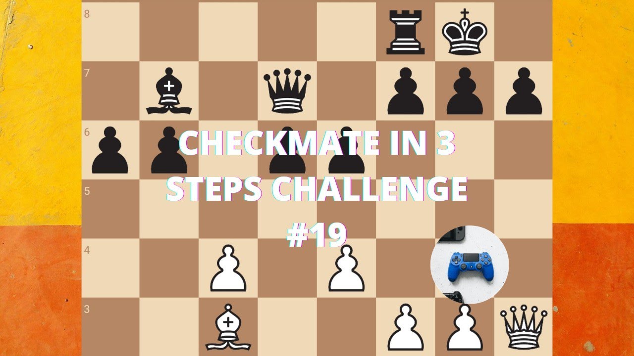 Checkmate in 3 Steps Challenge | Easy Puzzle 19 | #Chess - YouTube