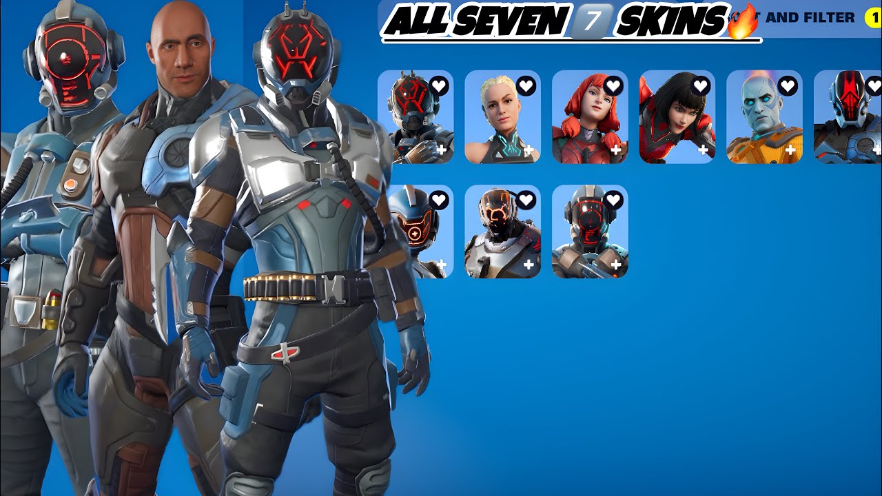 "All Visitor Skins in Fortnite 🔥 (Chapter 1 to Chapter 6) | The Seven ...