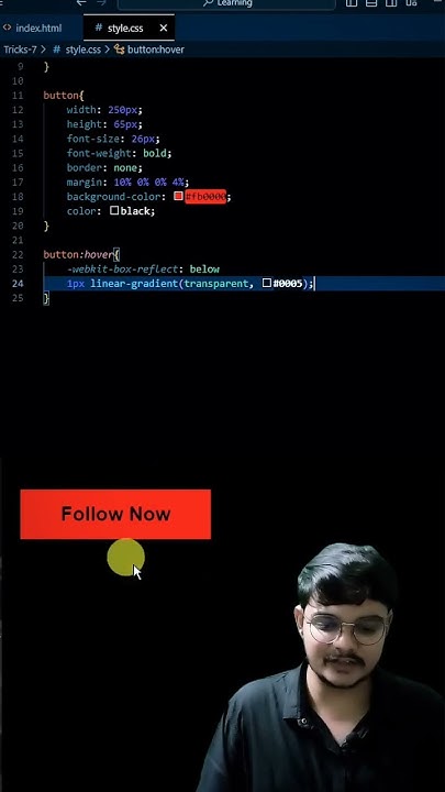 How to Make Glowing Text & Buttons Using HTML/CSS 🔥#shorts #html - YouTube