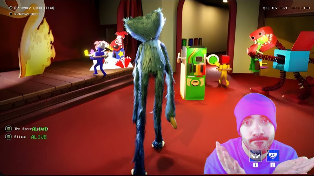 PROJECT: PLAYTIME - JUGANDO con HUGGY WUGGY en 3ra PERSONA y COMIENDO a ...