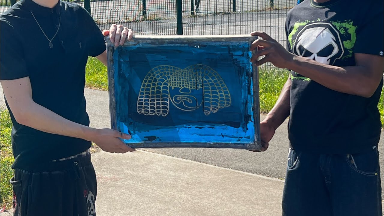 Cross Screen Print Pop Up 2023 - YouTube