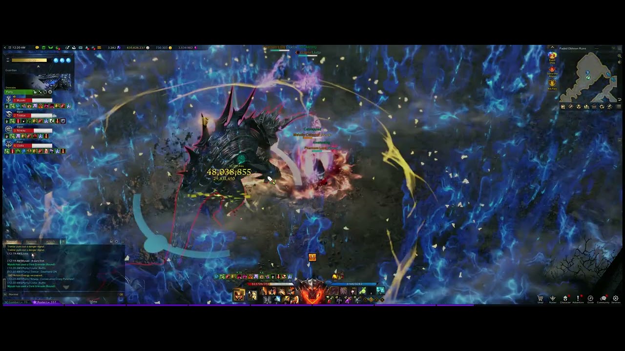 Lost Ark Predator Slayer Guardian Raid Drextalas 633m DPS - YouTube