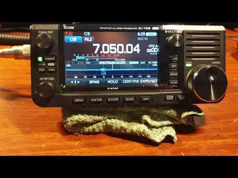 Icom IC705, QRP HF Transceiver, one word explains this radio ...