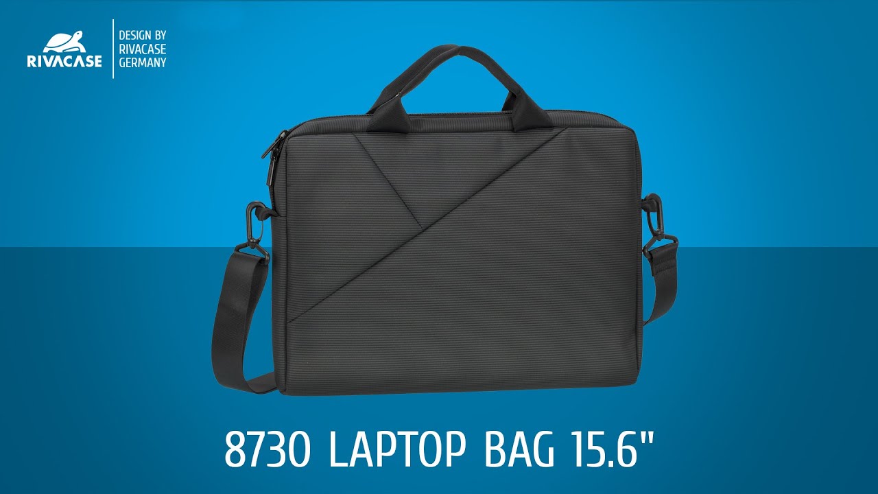 RIVACASE 8730 grey Laptop bag 15.6" - YouTube