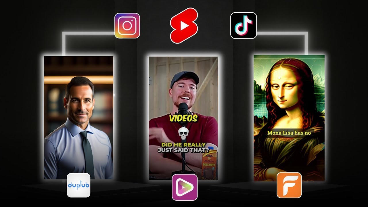 How I Made 3 Viral Videos 3xx Faster with Free AI Tools ! - YouTube