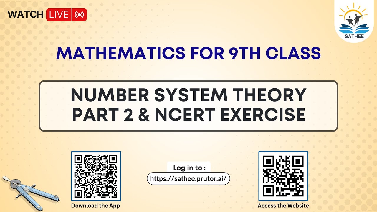 Mathematics Class 9th | Number System Theory Part 2 & NCERT Exercise ...