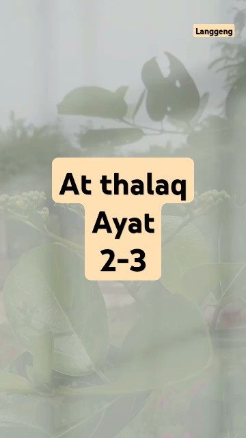 At thalaq:2-3#love #quotes #ngajionline#doa #motivasidiri #shortsviral ...