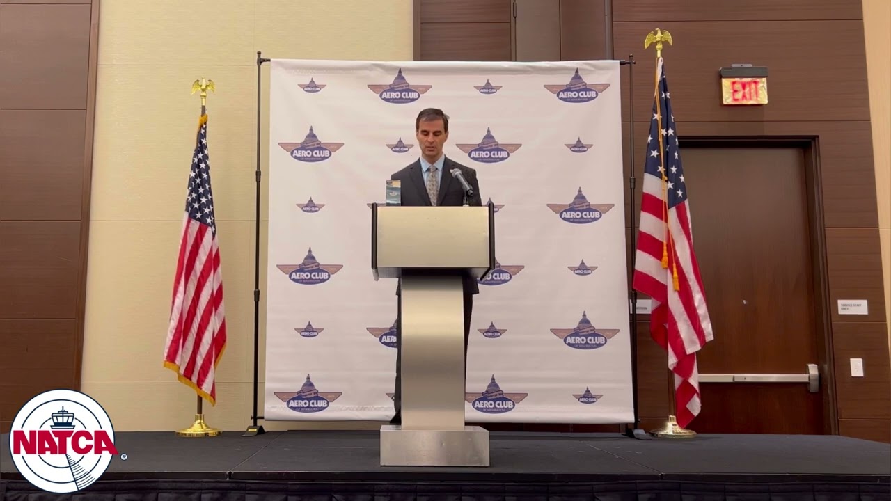 NATCA President Rich Santa Speech to Aero Club, July 2022 - YouTube