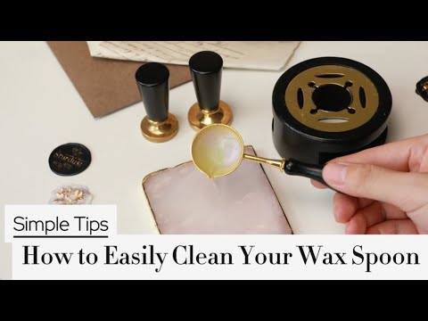 How to Easily Clean Your Wax Spoon | Simple Tips - YouTube