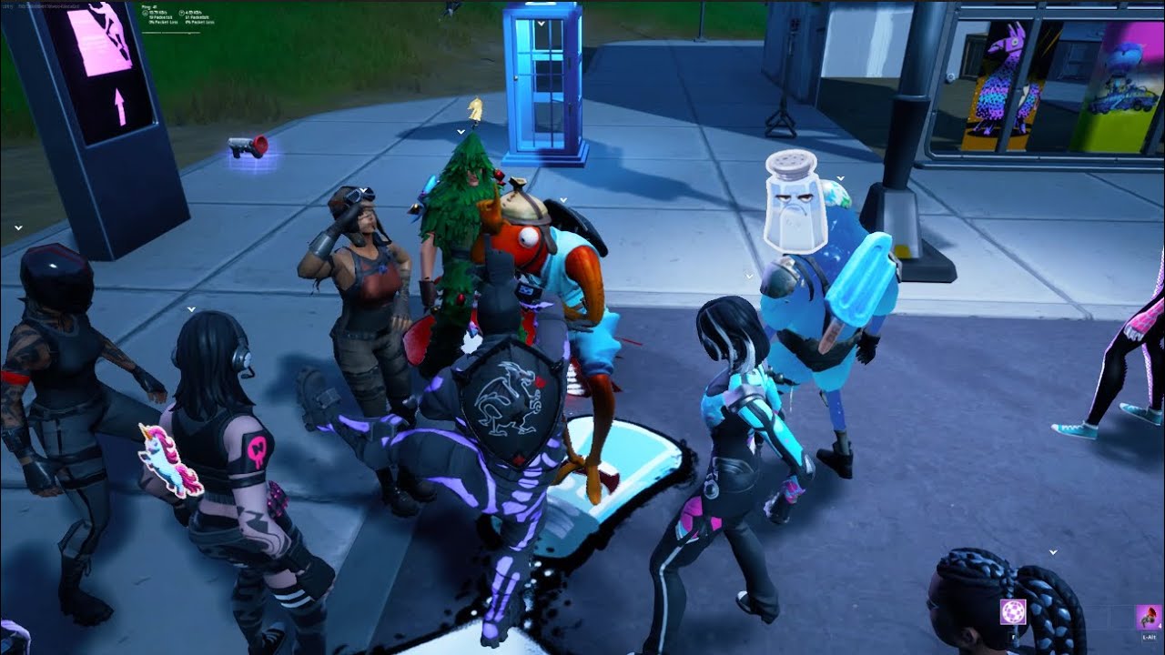 OG Skull Trooper Doing Take The L On Everyone In Party Royale 😂 - YouTube