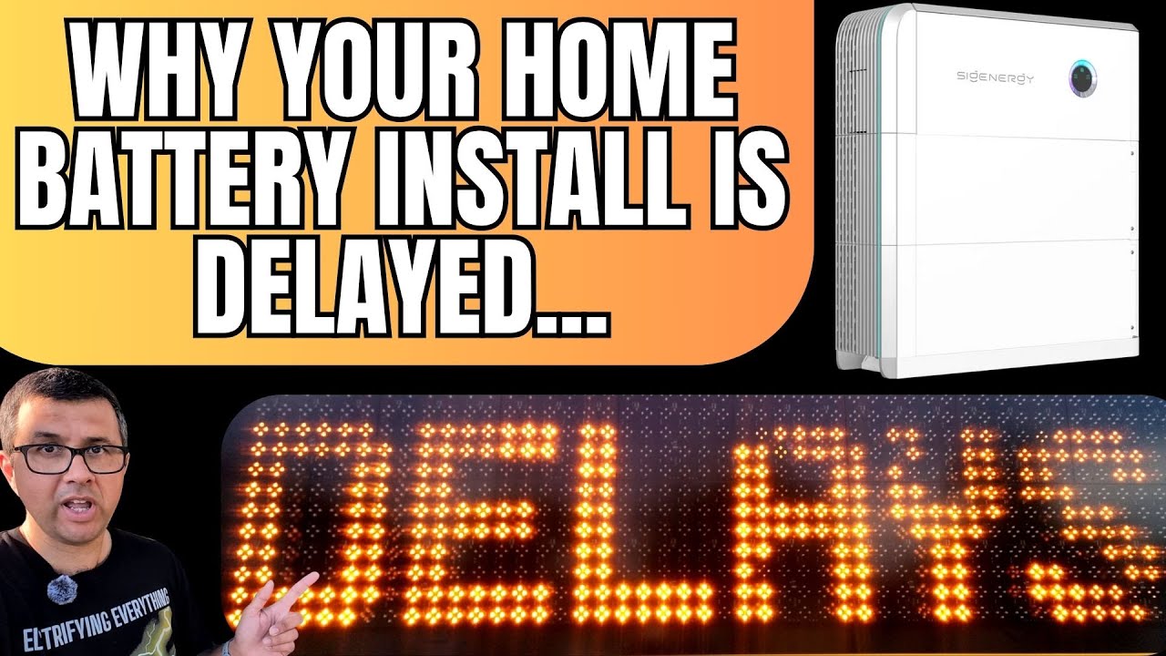 Home Battery Install Delays Explained by Sigenergy - YouTube