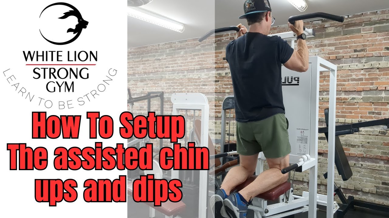 How To Do Assisted Chin Ups - YouTube