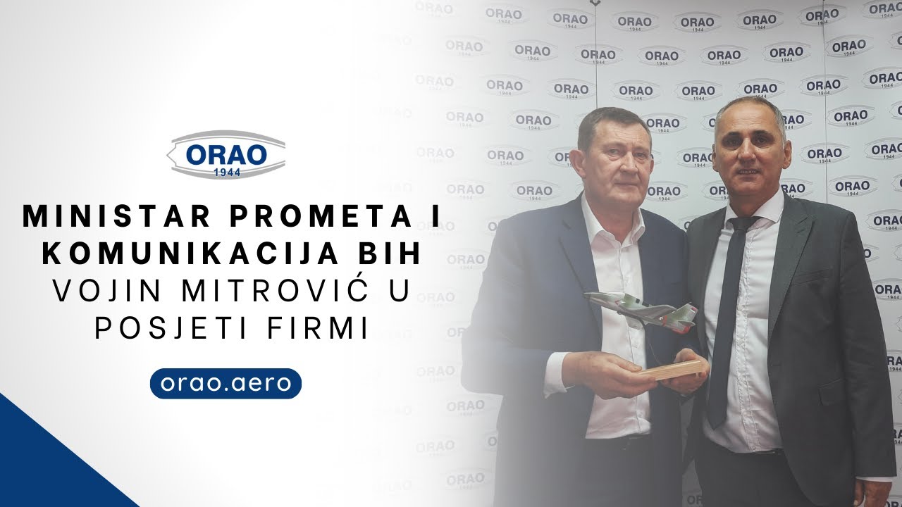 Ministar prometa i komunikacija BiH Vojin Mitrović u posjeti firmi ...