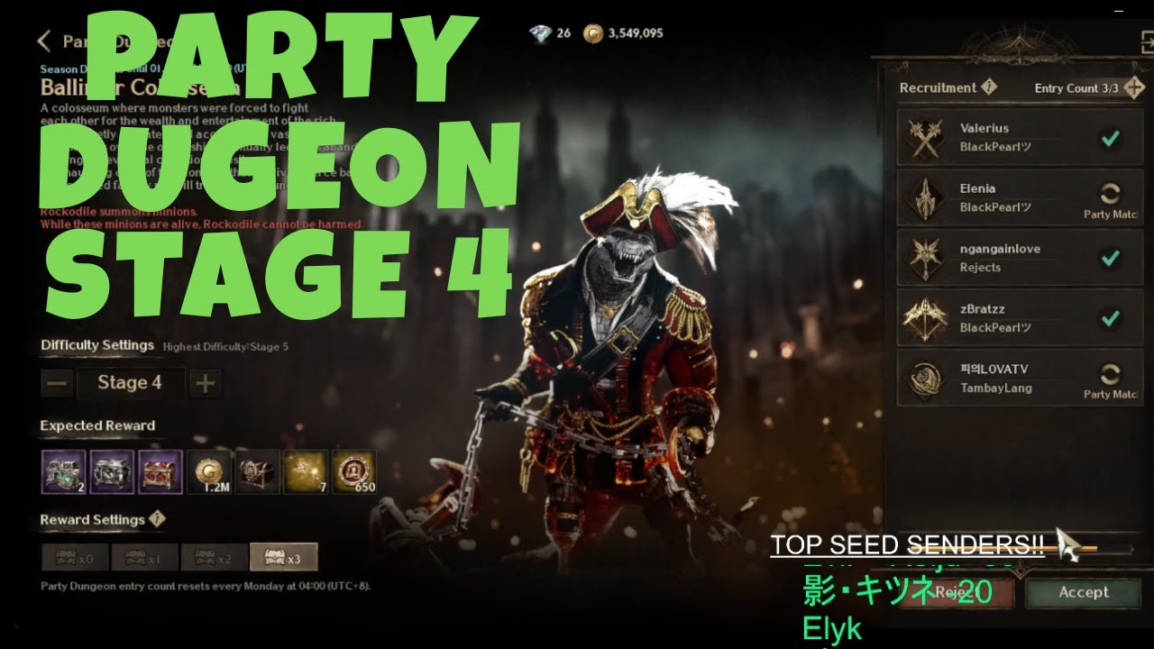 PARTY DUNGEON STAGE 4 | NIGHT CROWS - YouTube