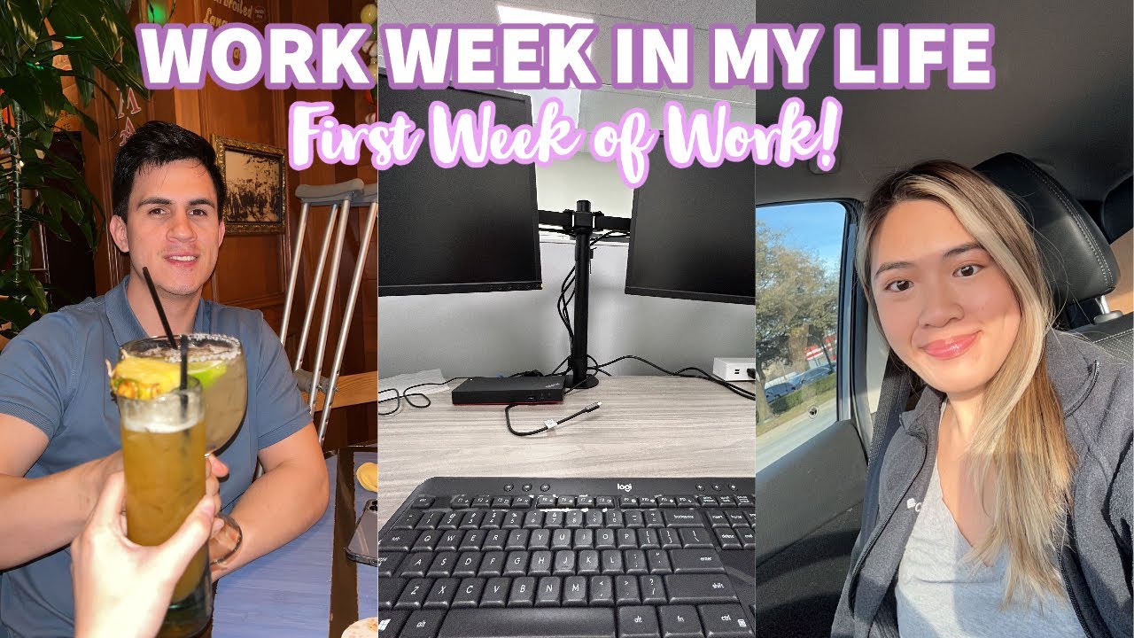 WORK WEEK IN MY LIFE// FIRST WEEK OF WORK EVER!!! - YouTube