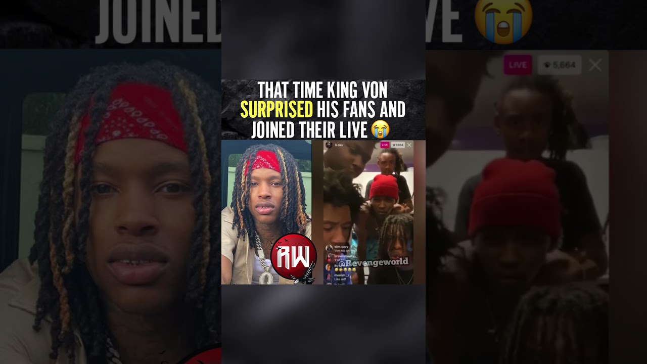 King Von Surprising his Fans 😭 #shorts - YouTube