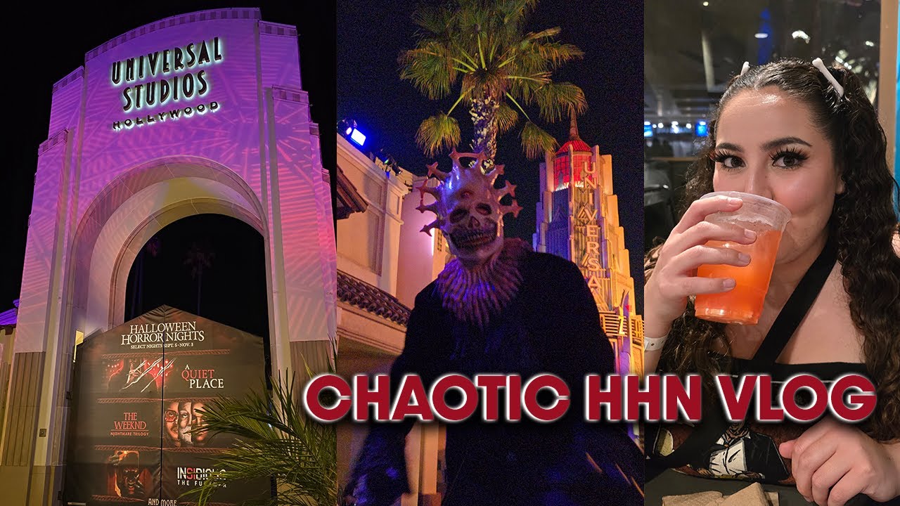 QUICK AND CHAOTIC HHN VLOG- 2 - YouTube