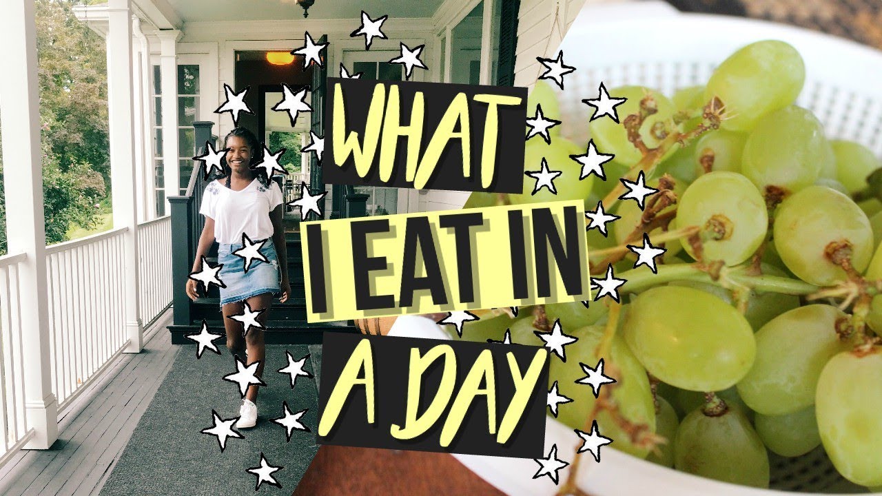 WHAT I EAT IN A DAY to stay thicccccc (the title is a joke don't come ...