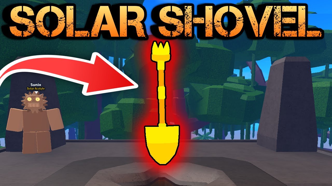 I FINALLY GOT THE SOLAR SHOVEL (OP SHOVEL) IN Roblox Dig It - YouTube