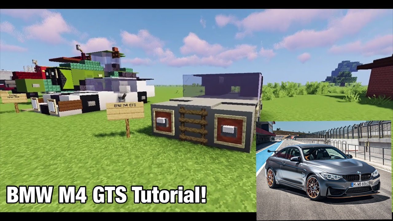 How To Build a Minecraft BMW M4 GTS! - YouTube