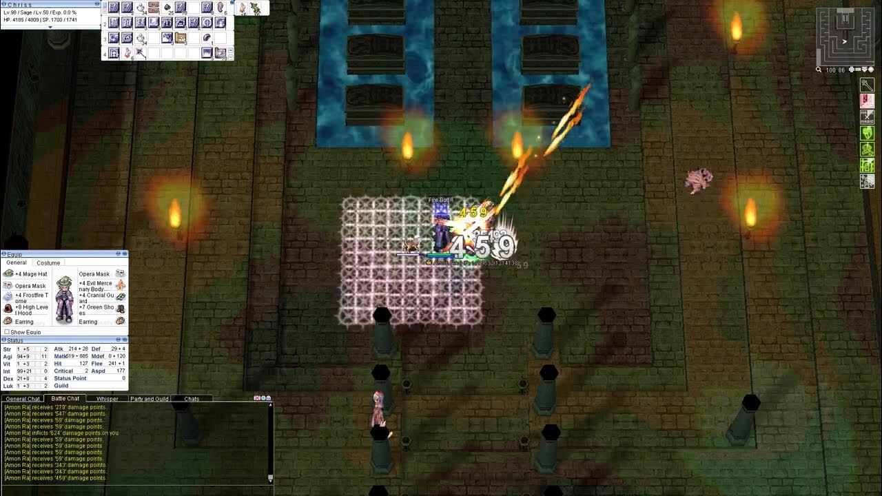 Payon Stories - Amon Ra's Meteor Storm vs Land Protector, attempt 2 - YouTube