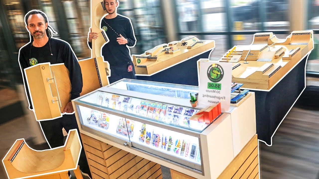 WORLDS SMALLEST FINGERBOARD STORE - YouTube