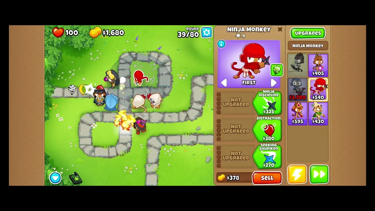 Bloons TD 6 - Monkey Meadow (magic monkeys hard) - YouTube