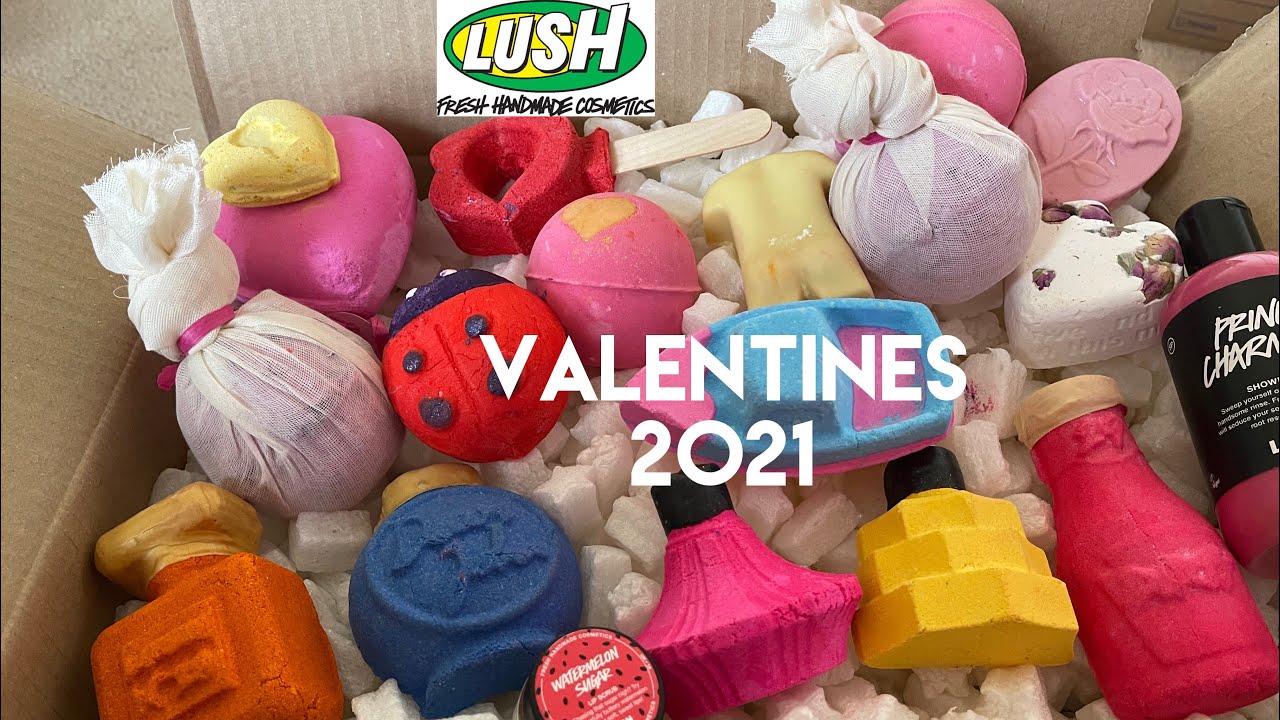 Lush Fresh Handmade Cosmetics Valentine’s 2021 Haul Unboxing - product ...