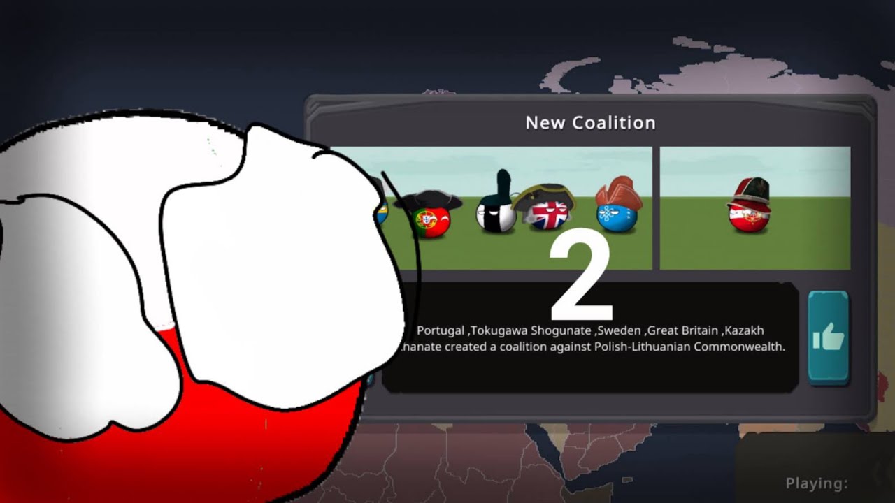 Polandball try to play Countryball at War part 2 - YouTube