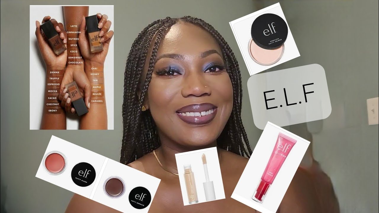 E.L.F. Products Tutorial (Spice, Jellypop dew, putty primer, Camo ...