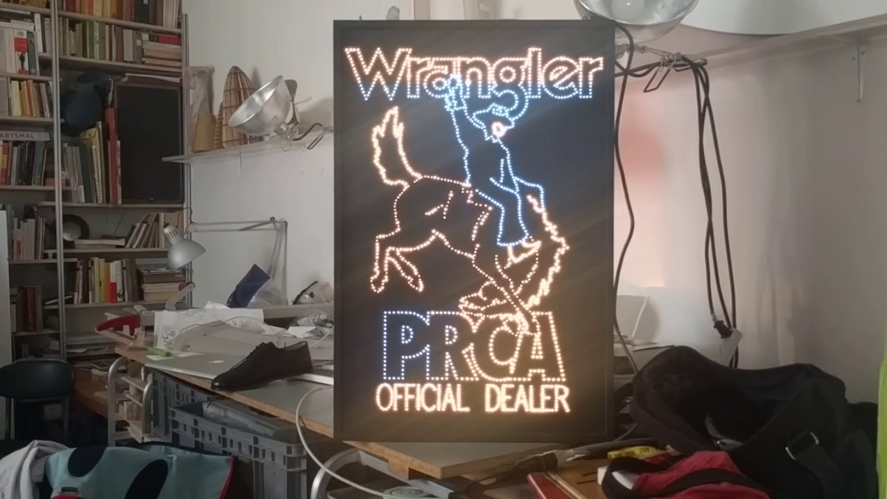 Fiber Optic Sign - YouTube