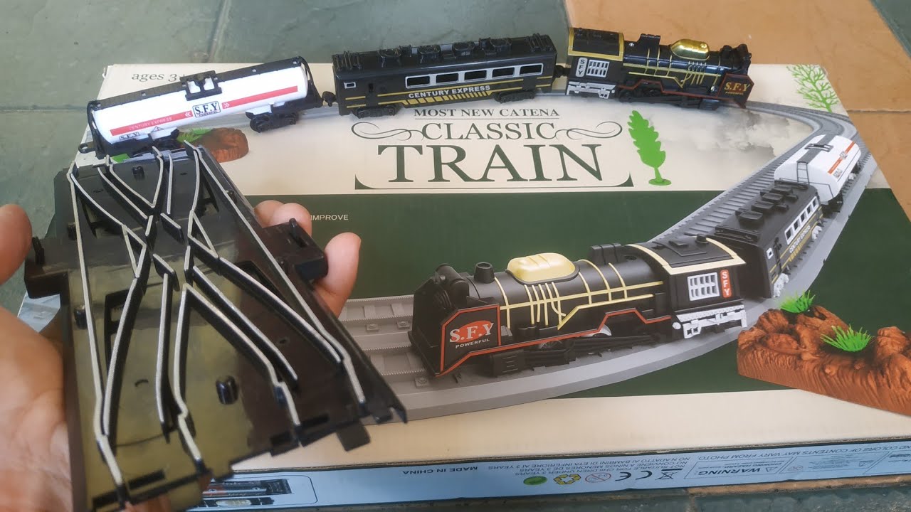 SET Mainan Kereta Api Ada Fitur JALUR GANDA dan Wesel DOUBLE CROSS ...