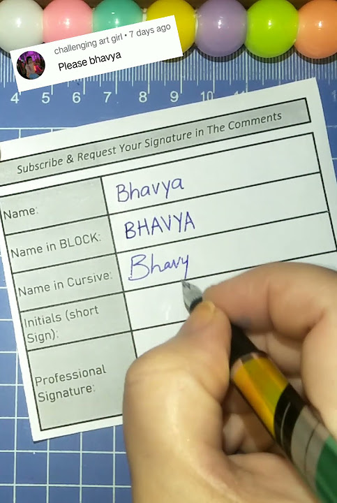 Bhavya name signature style🖋️ ️#ytshorts #youtubeshorts - YouTube
