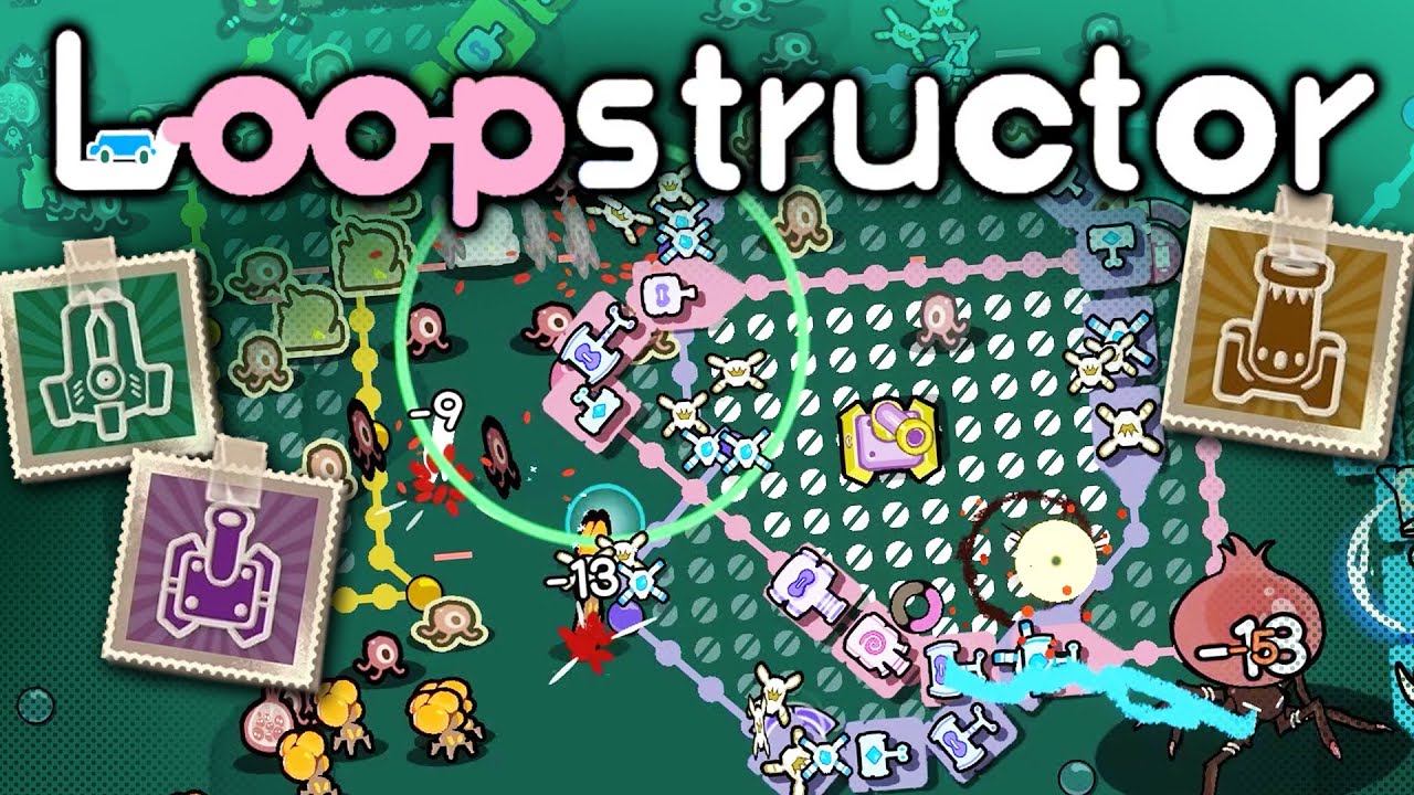 TOWER DEFENSE ROGUELIKE USING KILLER TRAINS! - LOOPSTRUCTOR - YouTube