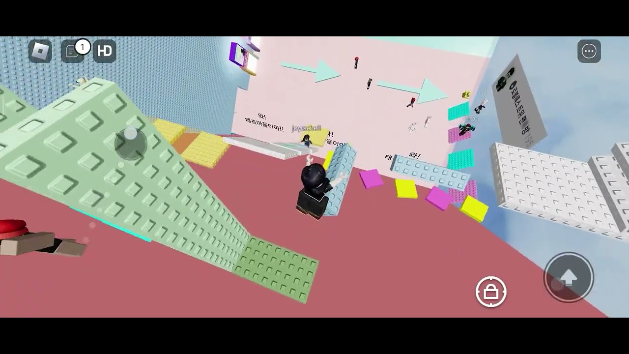 playing collapsing tower in Roblox - YouTube