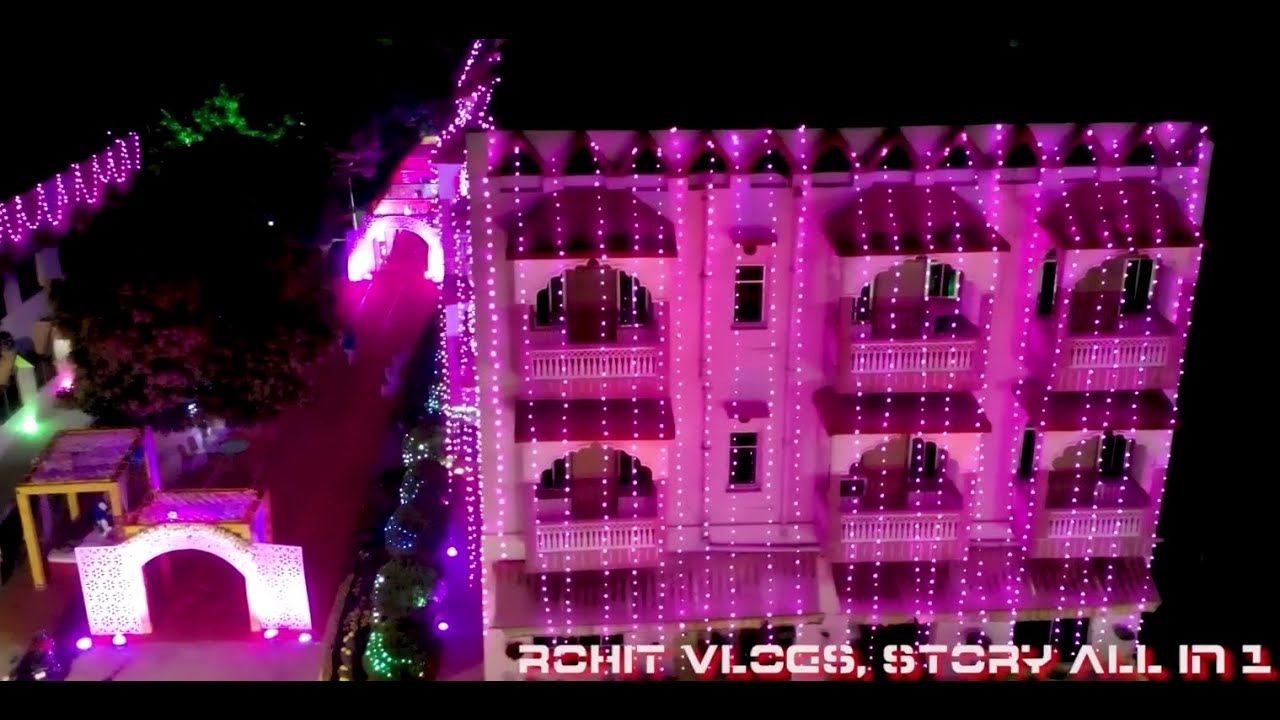 Galudih Resort|| wedding decorations|| wedding decorations drone view ...