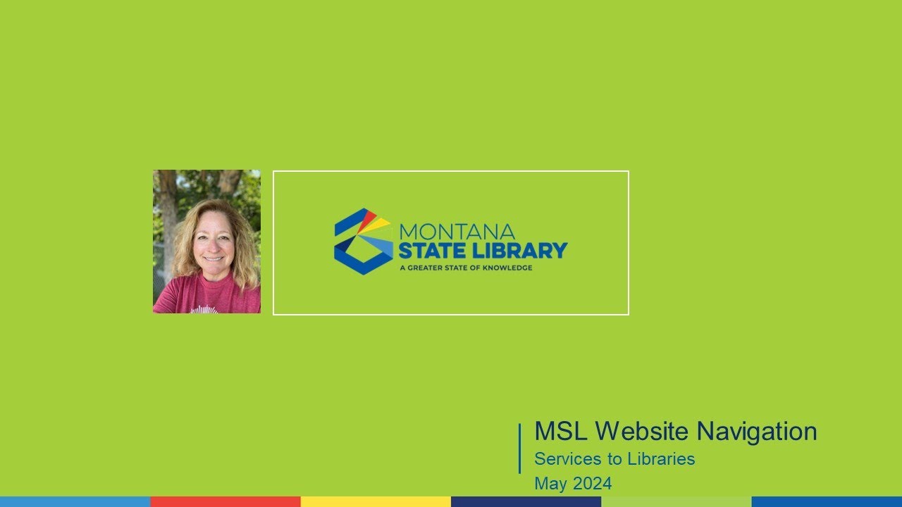 MSL Website Navigation: Services to Libraries - YouTube