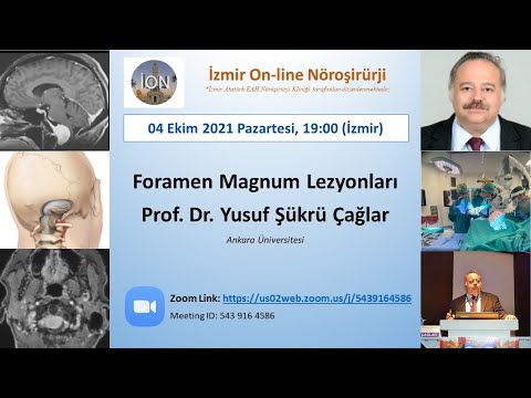 İAEH 166. ZOOM sunumu, Çağlar: Foramen Magnum 04.10.2021