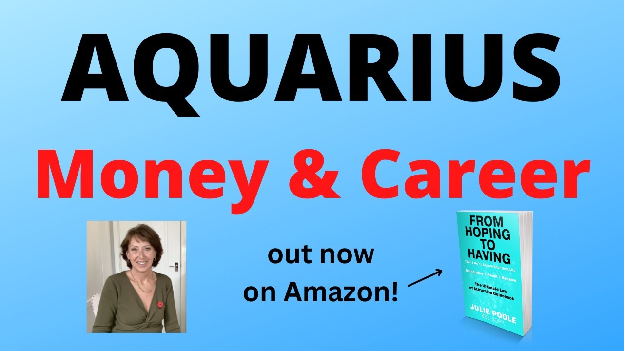 AQUARIUS *HUGE! CELEBRATE! AMAZING NEW START!* MONEY & CAREER - YouTube