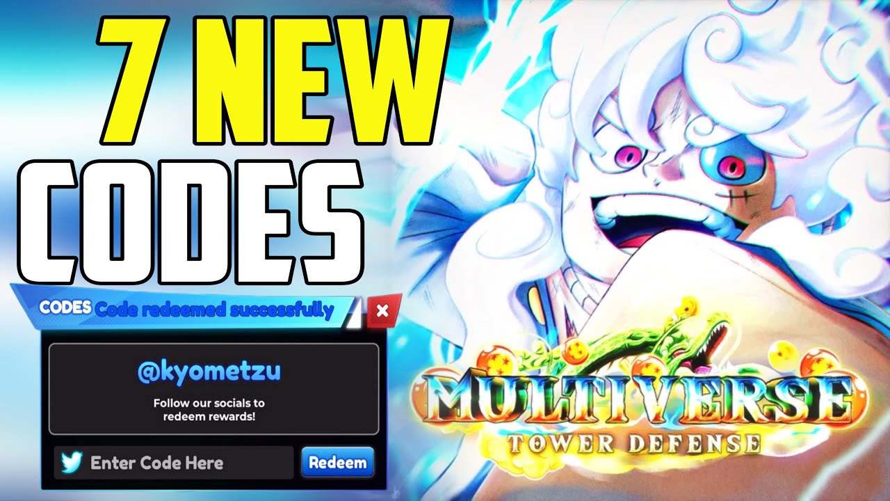 *NEW* ALL WORKING CODES FOR MULTIVERSE TOWER DEFENSE! ROBLOX MULTIVERSE ...