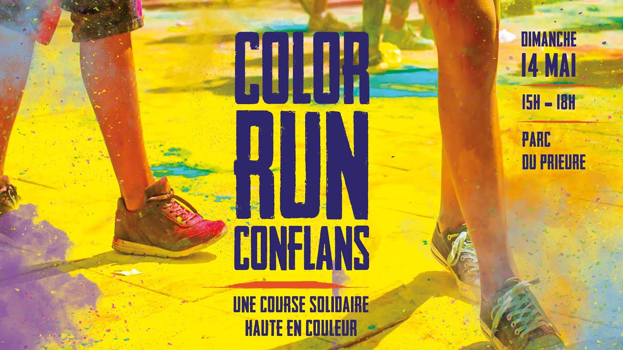 COLOR RUN 2023 l Conflans-Sainte-Honorine - YouTube