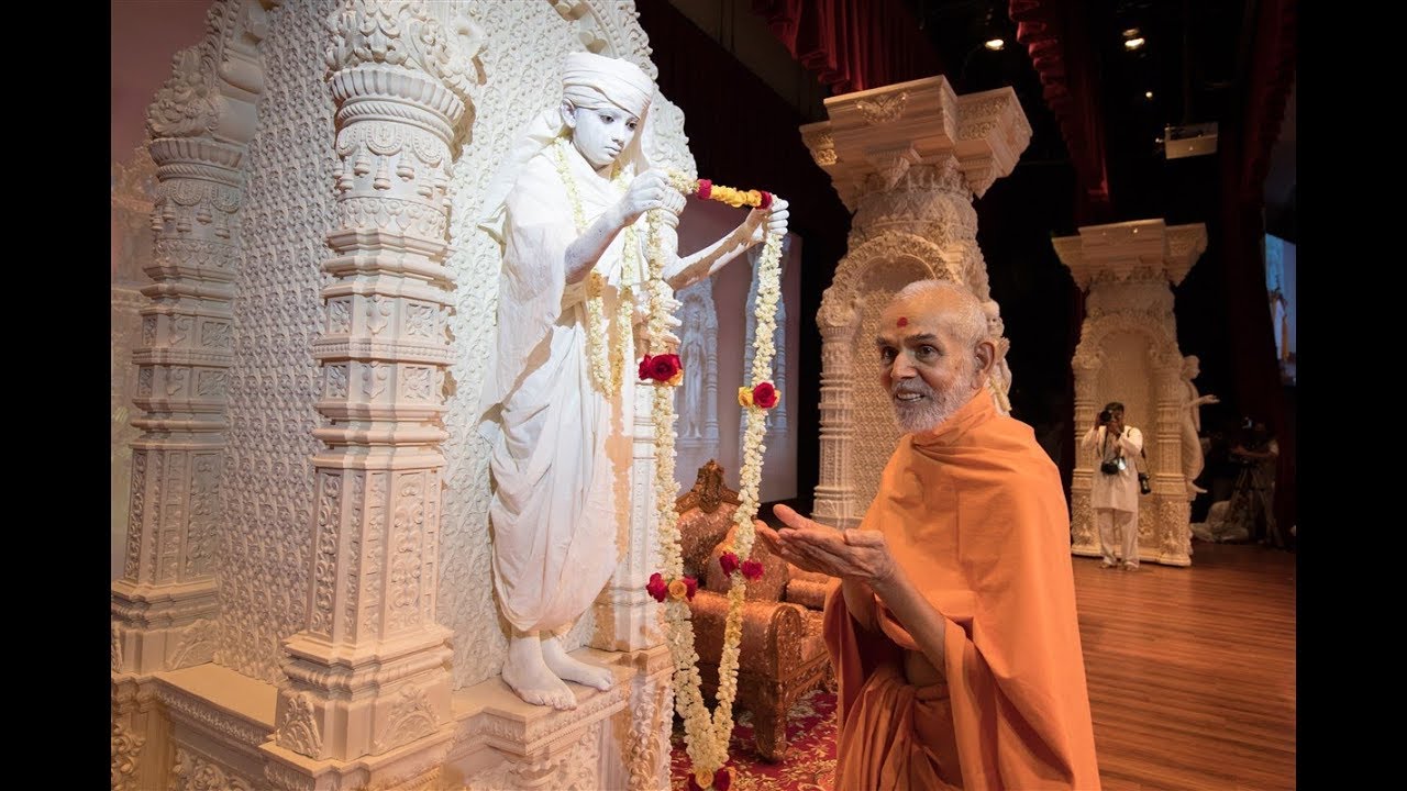 Swaminarayan Akshardham Stambh Pujan, Robbinsville, NJ, USA - YouTube
