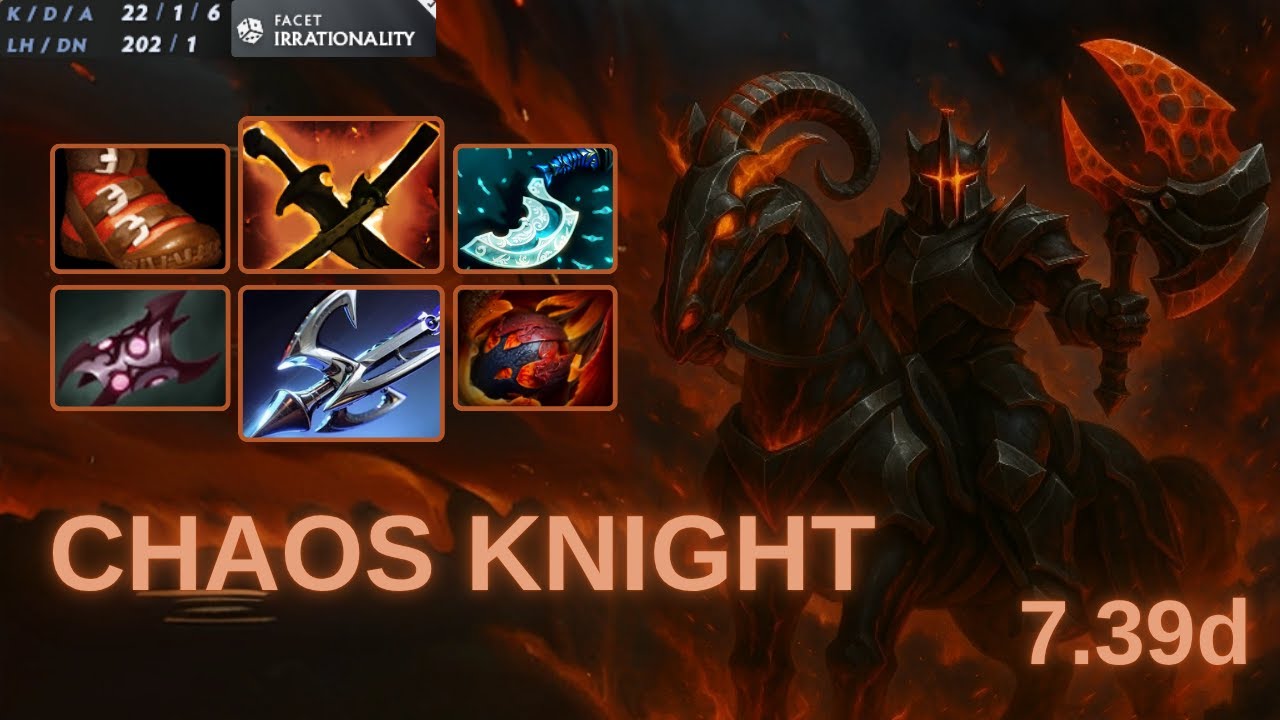 CHAOS KNIGHT | META Patch 7.39d | Pro CARRY GAMEPLAY - YouTube