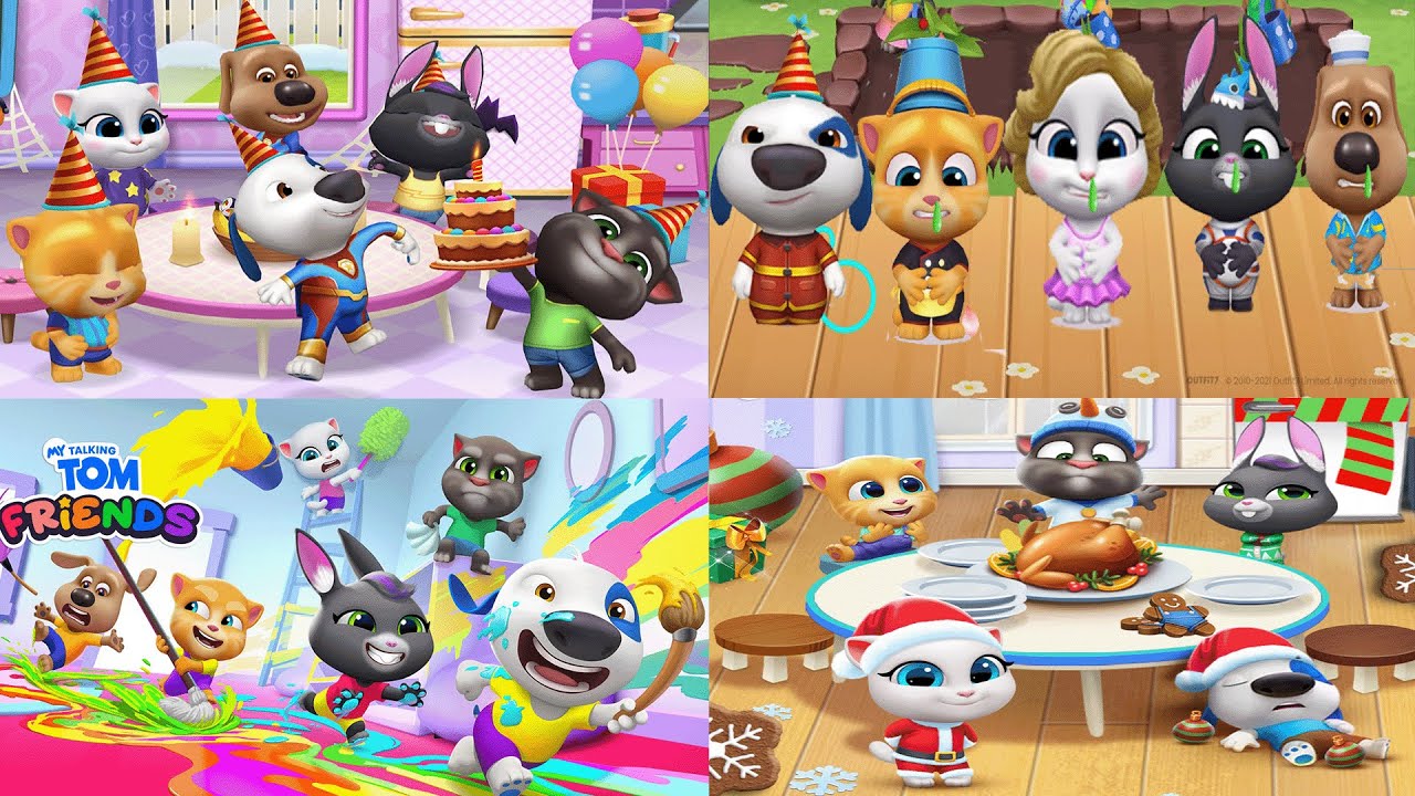 My Talking Tom Friends |Episode 3723 TOM, Angela, Ginger, Ben, Becca ...
